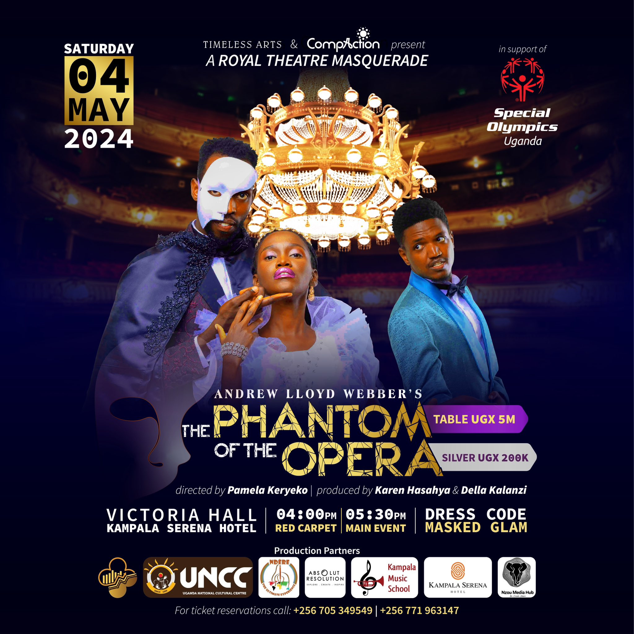 Phantom Of The Opera - Kampala Serena Hotel. Victoria Hall